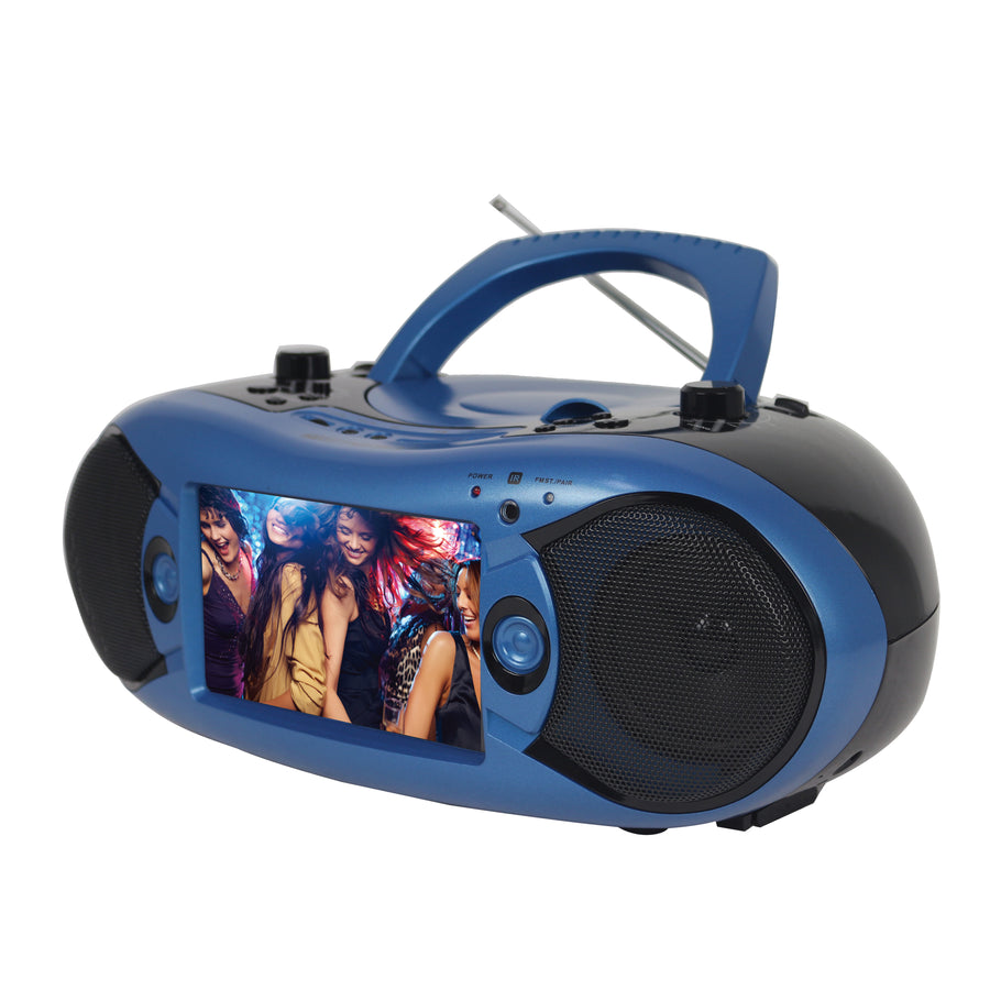7”Bluetooth® DVD Boombox with AM/FM Radio & Digital TV – EMERSONAUDIO