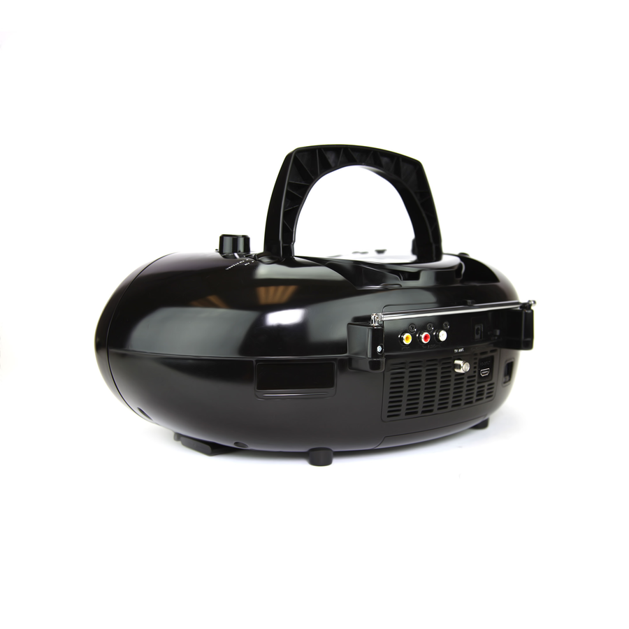 7”Bluetooth® DVD Boombox with AM/FM Radio & Digital TV – EMERSONAUDIO