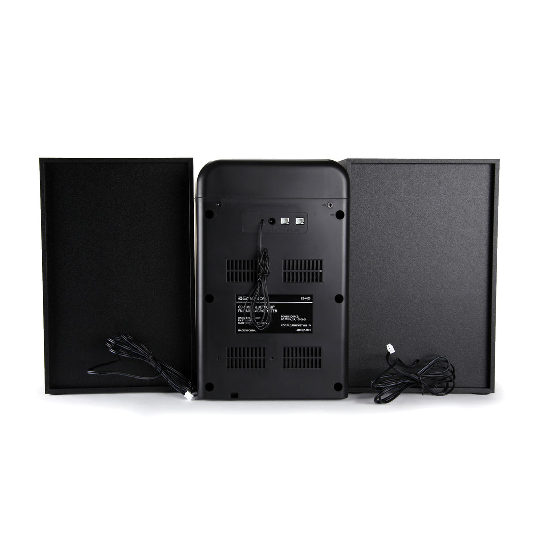 CD & MP3 Bluetooth® FM Radio Microsystem – EMERSONAUDIO