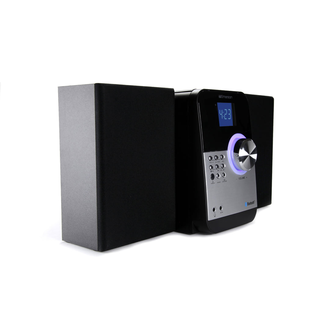 CD & MP3 Bluetooth® FM Radio Microsystem – EMERSONAUDIO