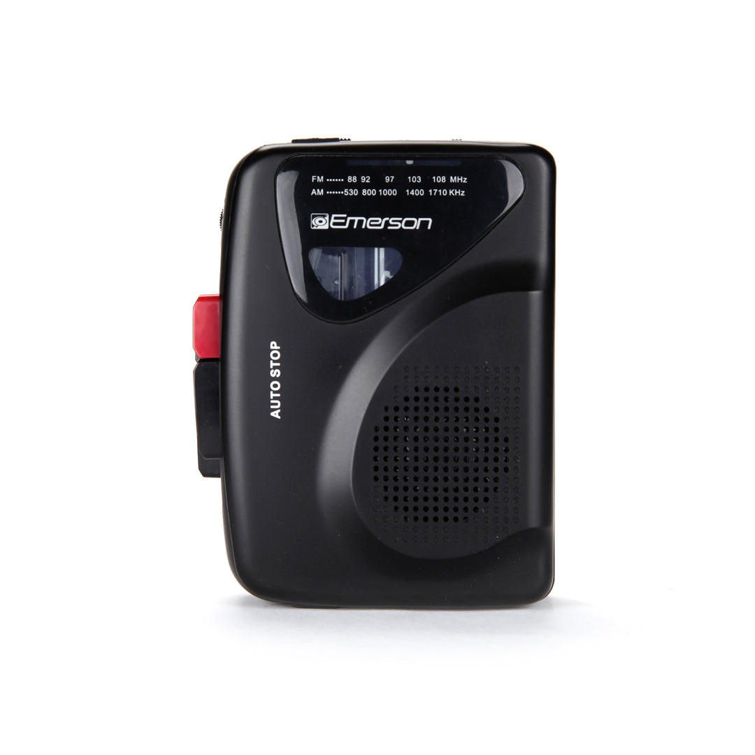 Portable Cassette Player & Recorder with AM/FM Radio – EMERSONAUDIO