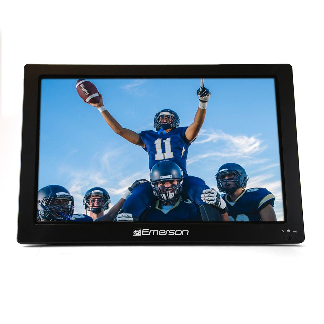 Portable 13.3" Digital TV with Built-in Rechargeable Battery and DC Ca ...