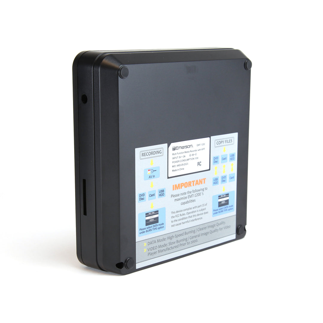 Multi-Function Media Recorder – EMERSONAUDIO