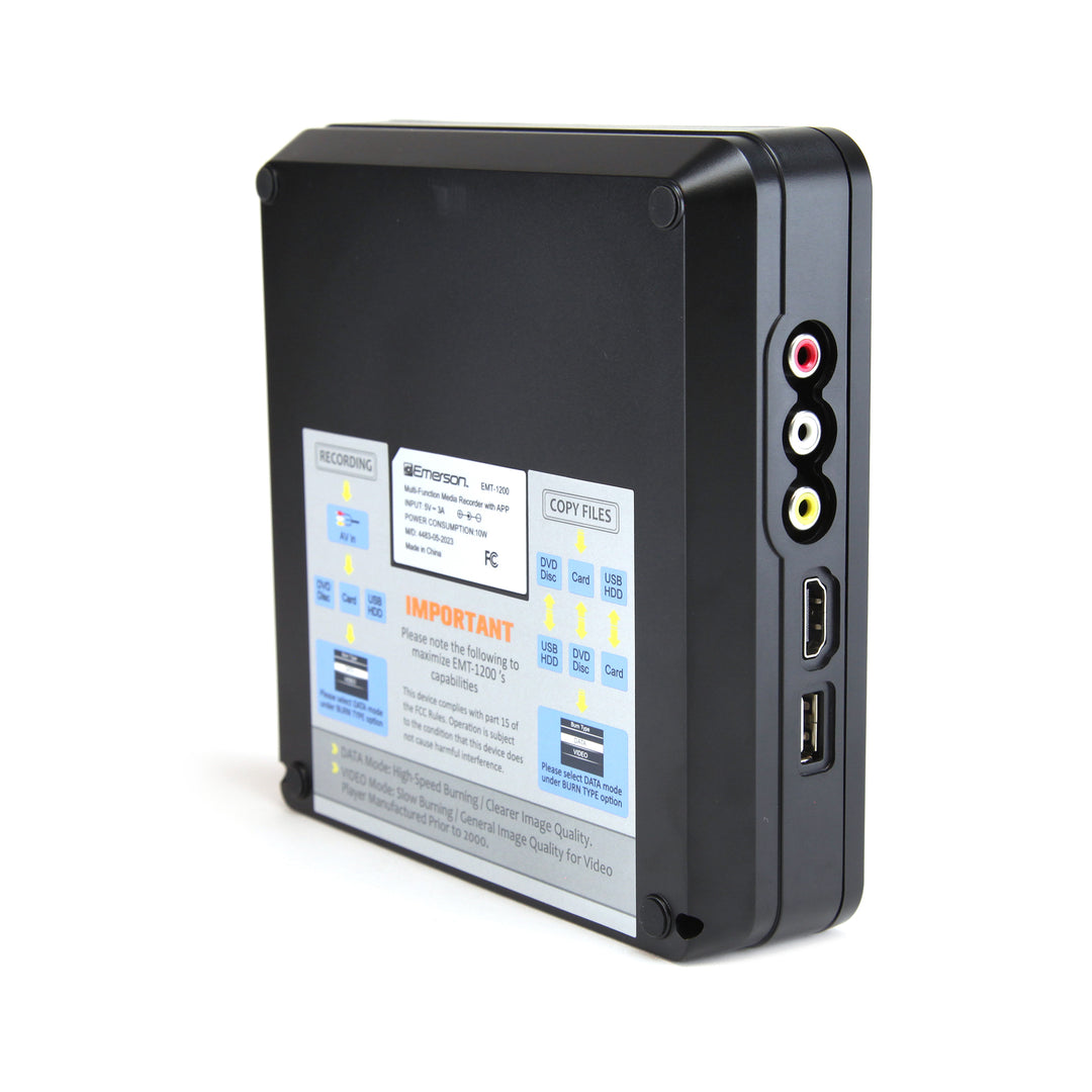 Multi-Function Media Recorder – EMERSONAUDIO