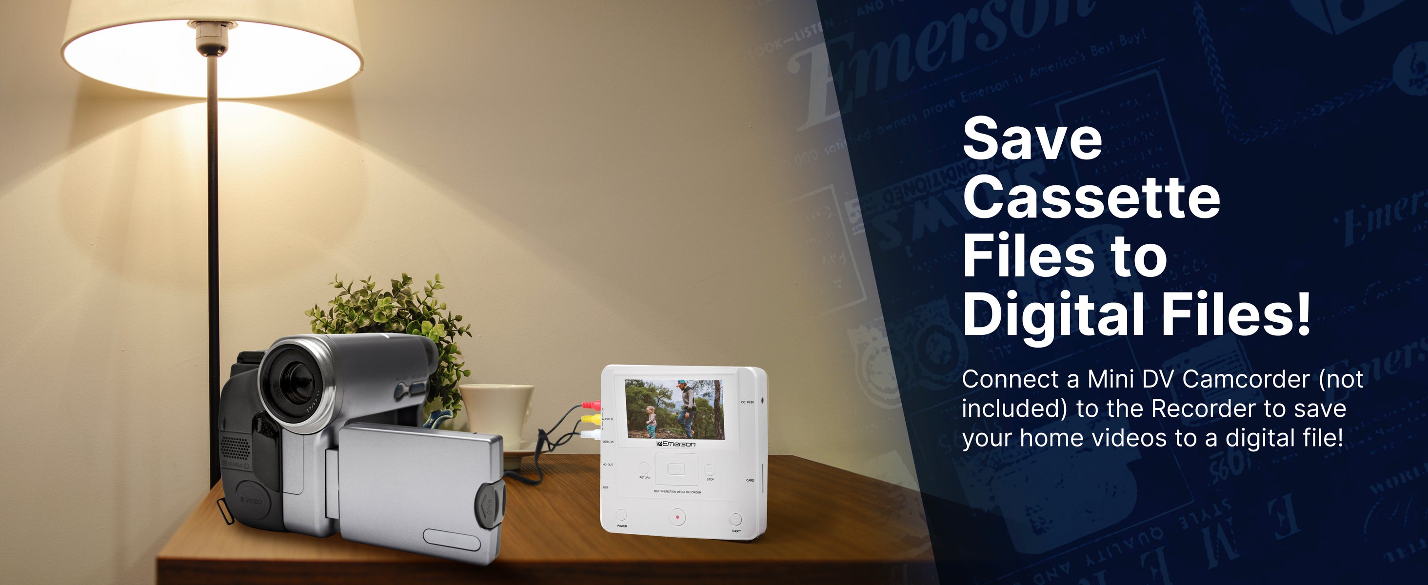 Multi-Function Media Recorder – EMERSONAUDIO