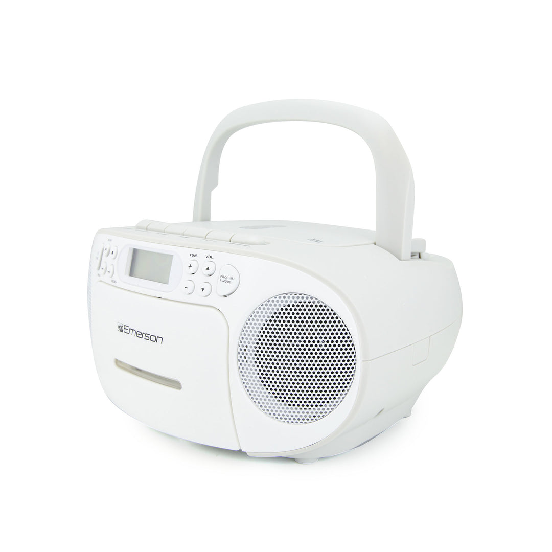 Portable CD / Cassette Player with AM/FM Stereo – EMERSONAUDIO