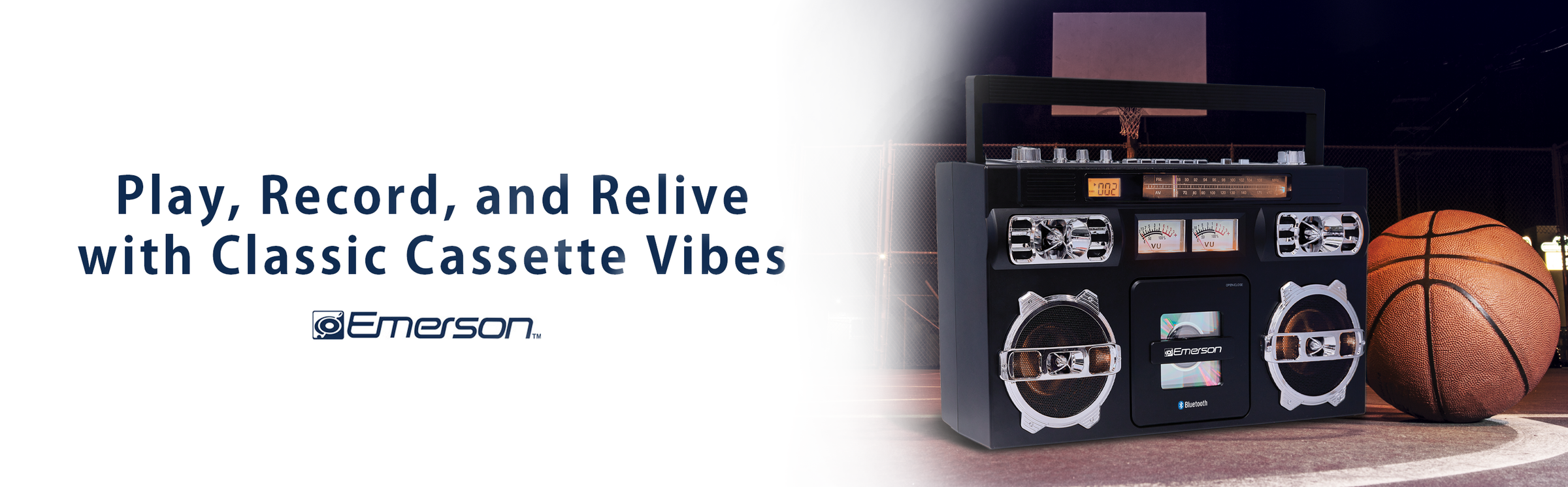 Retro CD Boombox – EMERSONAUDIO