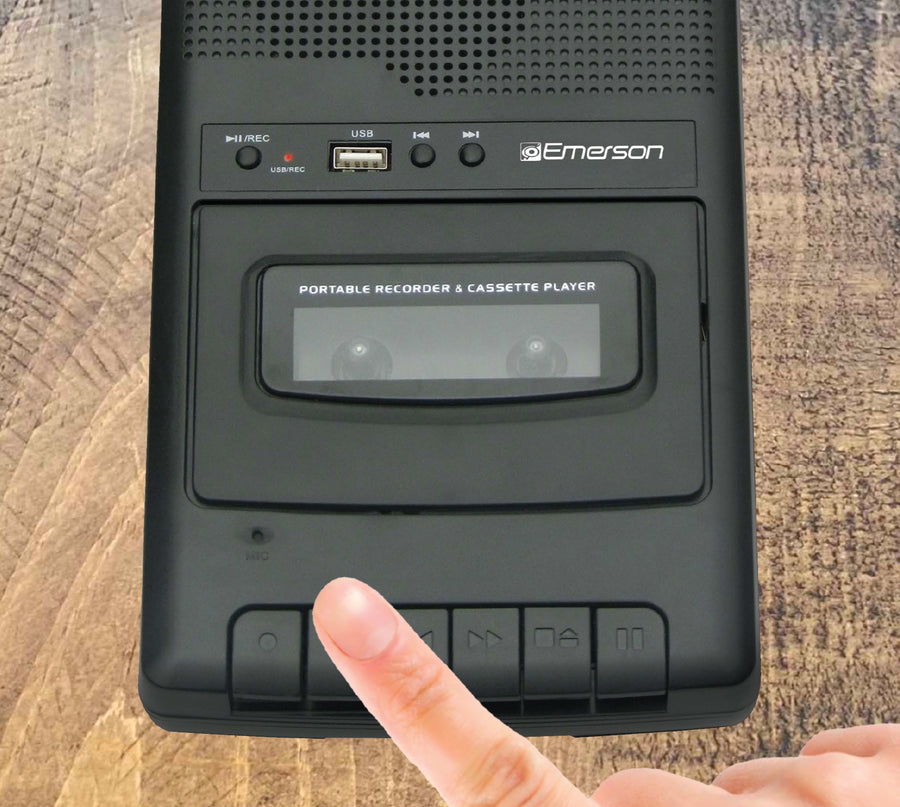 Portable Cassette Player and Recorder – EMERSONAUDIO