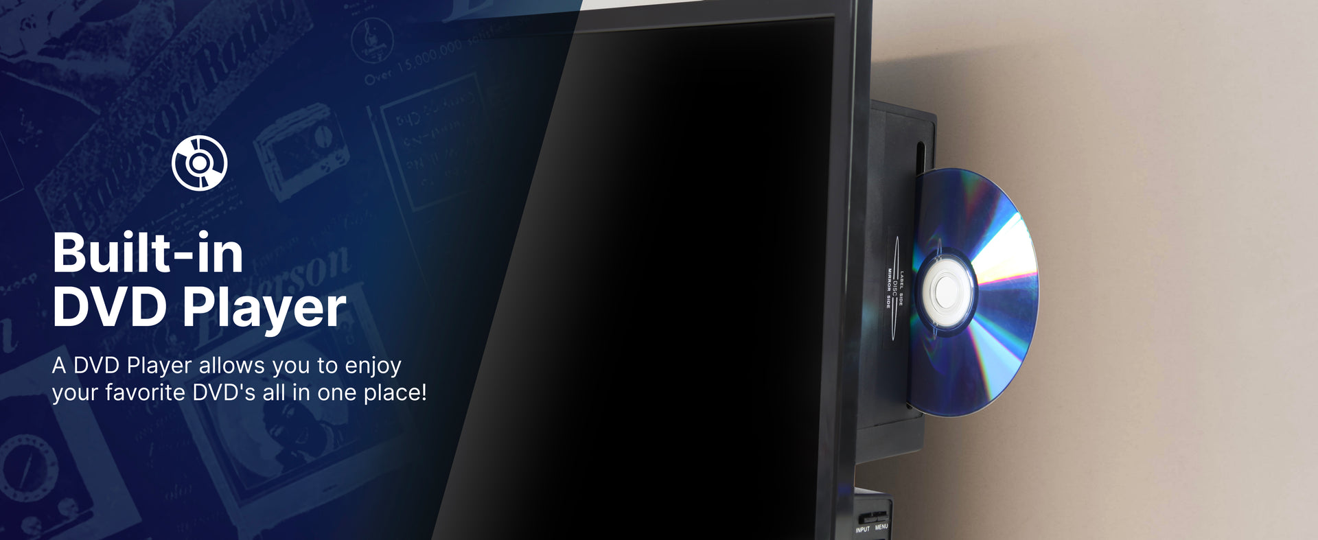 24” CLASS SMART HD LED TELEVISION WITH DVD PLAYER – EMERSONAUDIO