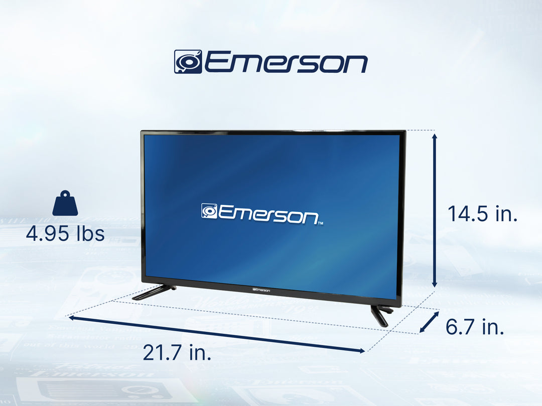 24" Class HD LED TV – EMERSONAUDIO