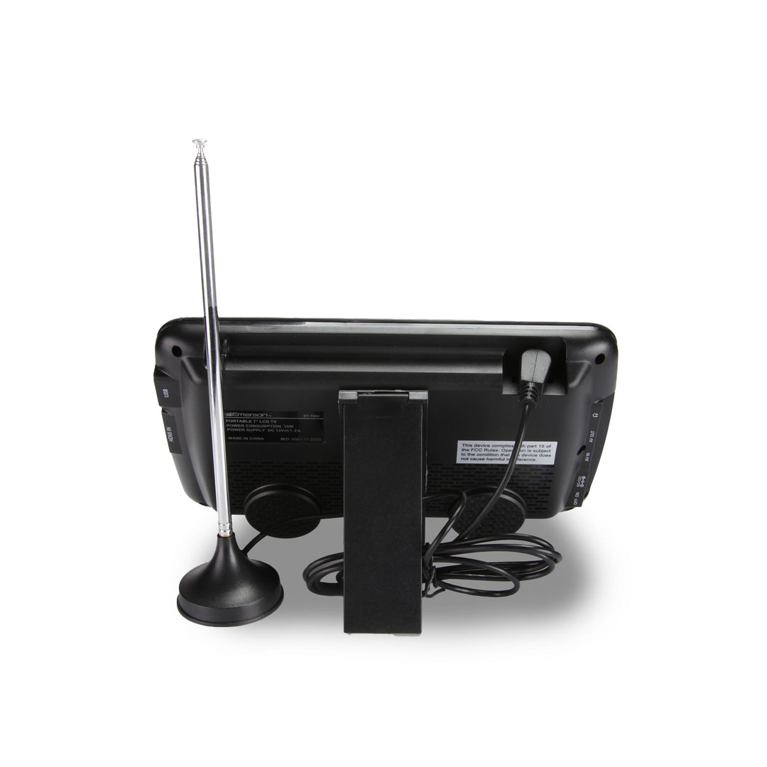 7" Portable TV with Multimedia Player – EMERSONAUDIO