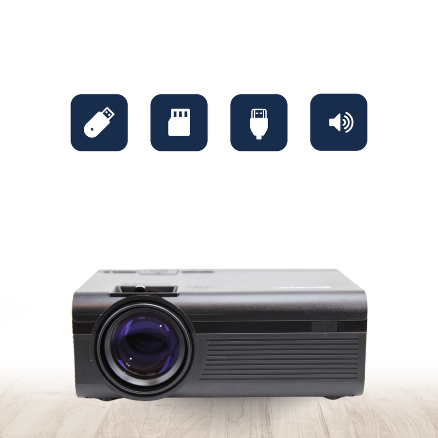 150″ Home Theater LCD Projector – EMERSONAUDIO