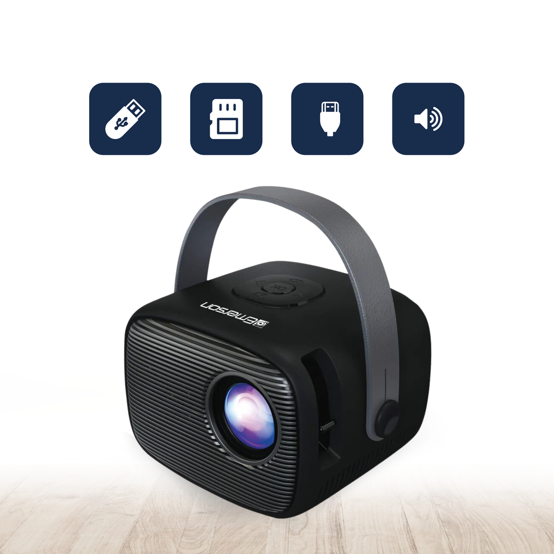 Portable LCD Mini Projector – EMERSONAUDIO